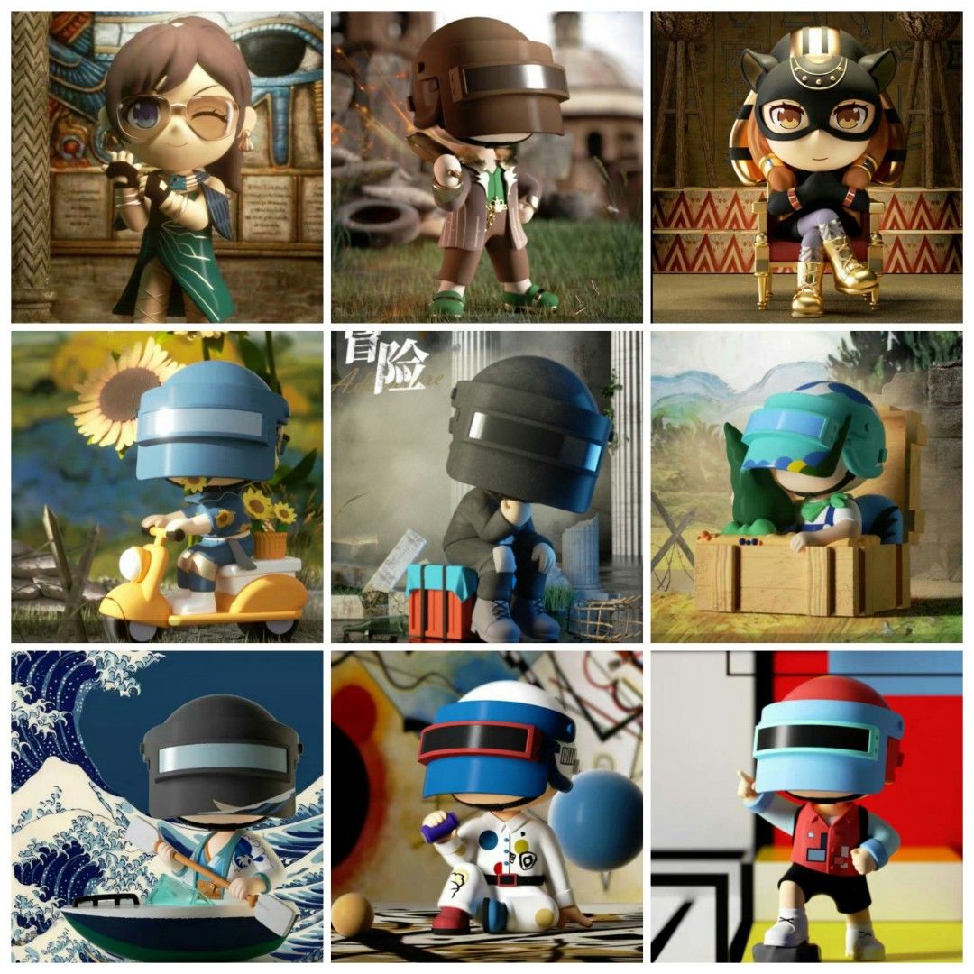 (SET of 9) Adventure to the World of Art blind box blindbox, Hobbies ...