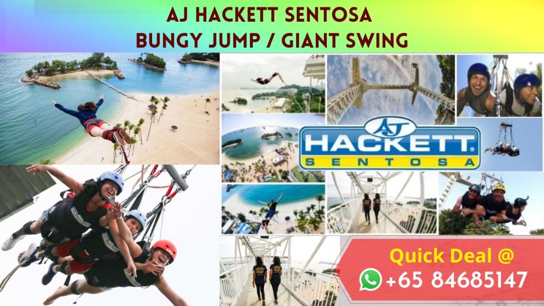 SG Adventure!! Megazip | Bungy jump / Giant Swing / Skybridge | Tandem ...