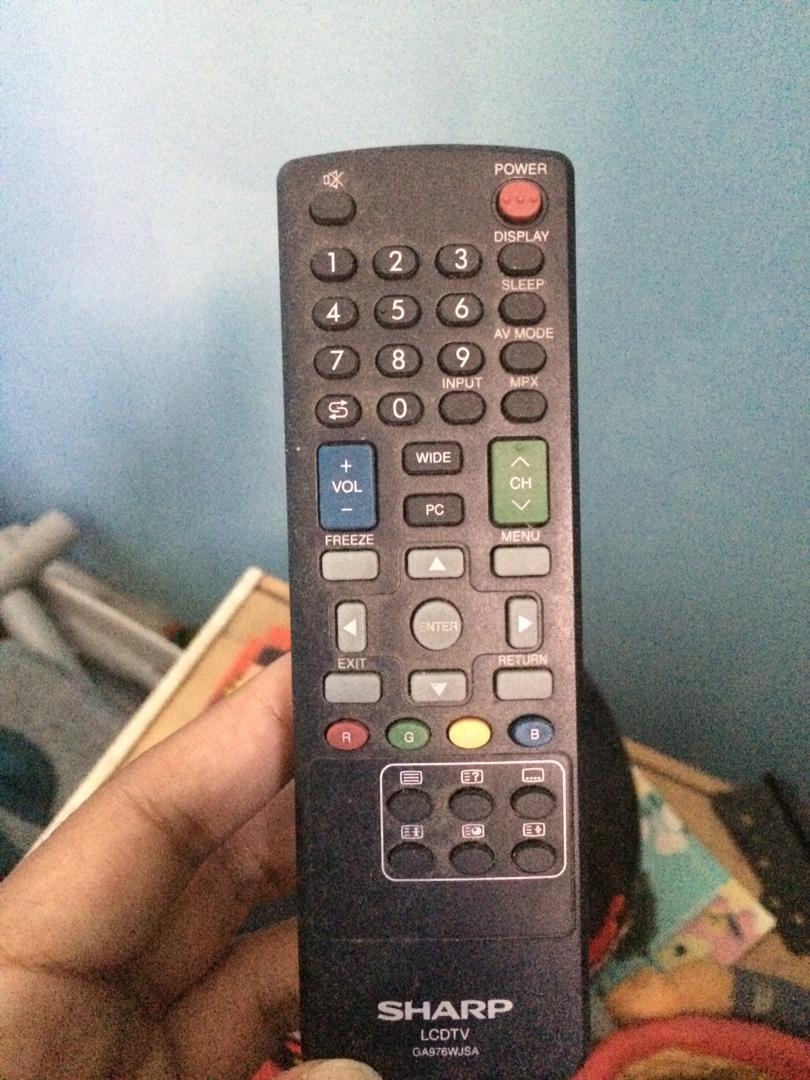 Sharp Original Tv Remote Control, TV & Home Appliances, TV ...