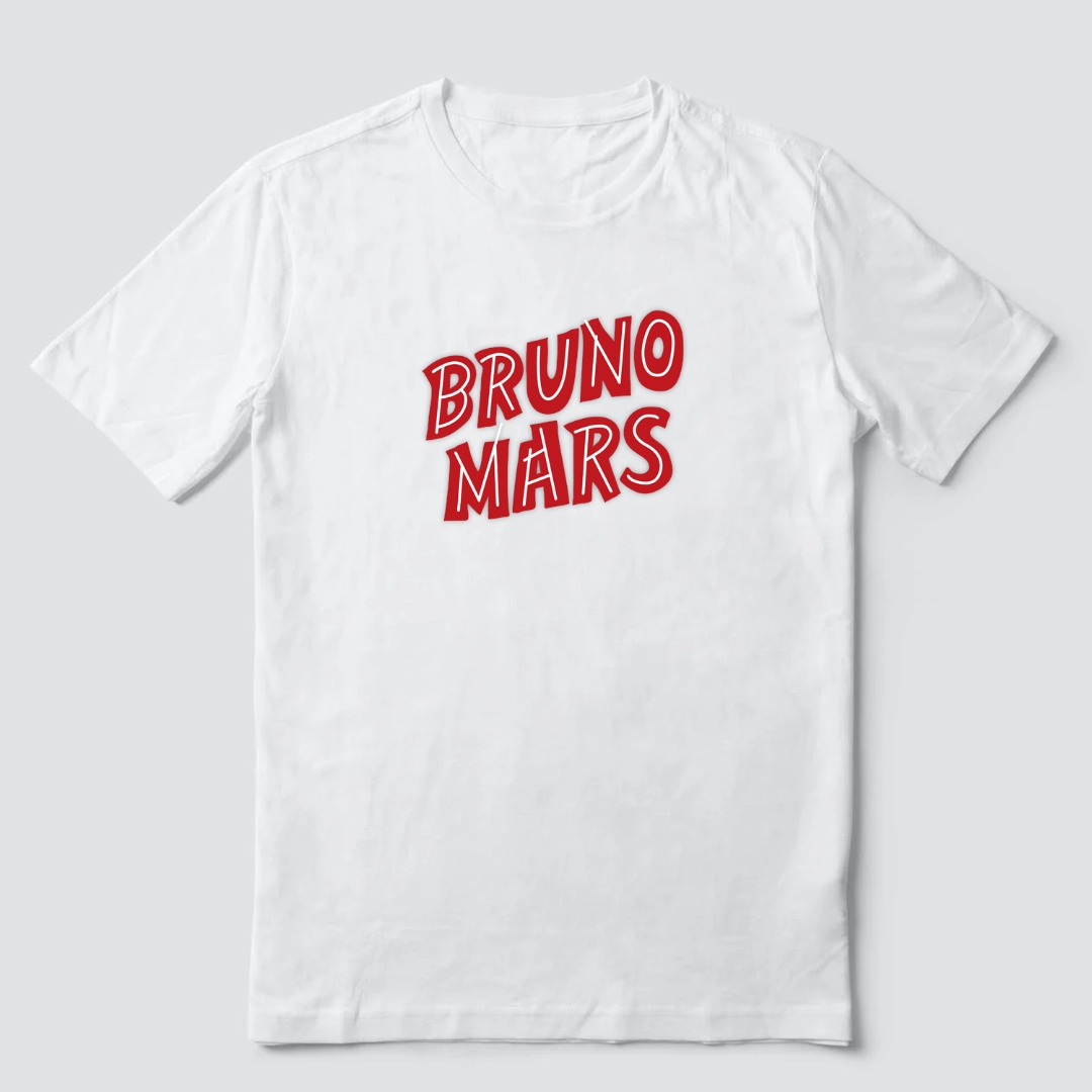 Shirt - Bruno Mars Logos on White Tees, Hobbies & Toys, Memorabilia ...