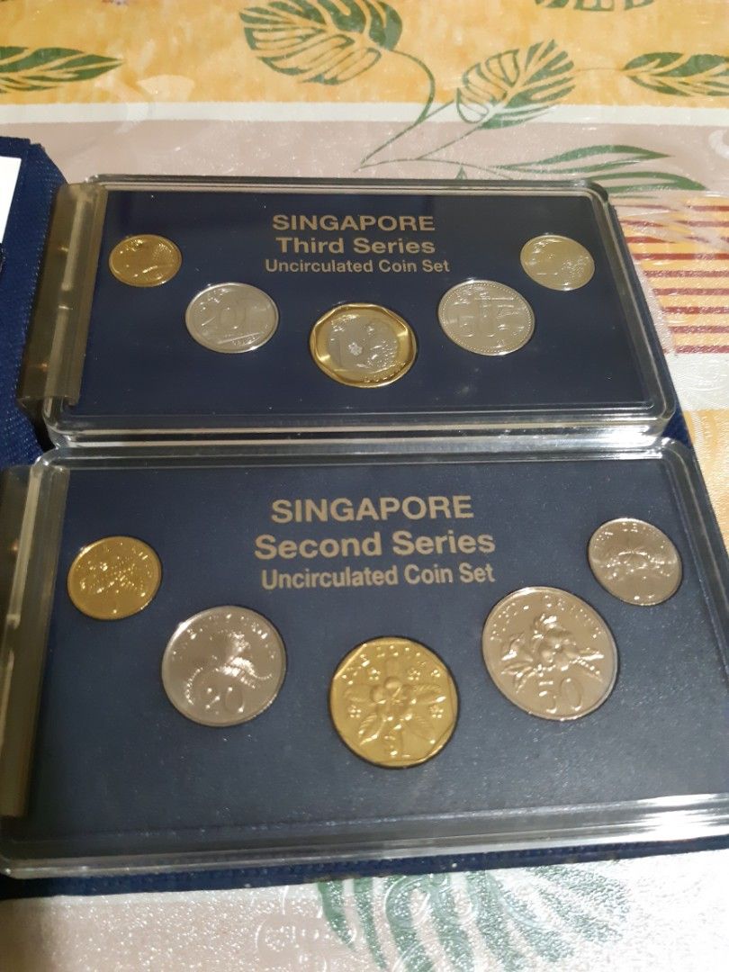 Singapore Second and Third Series Uncirculated Coin Set, Hobbies & Toys, Memorabilia ...