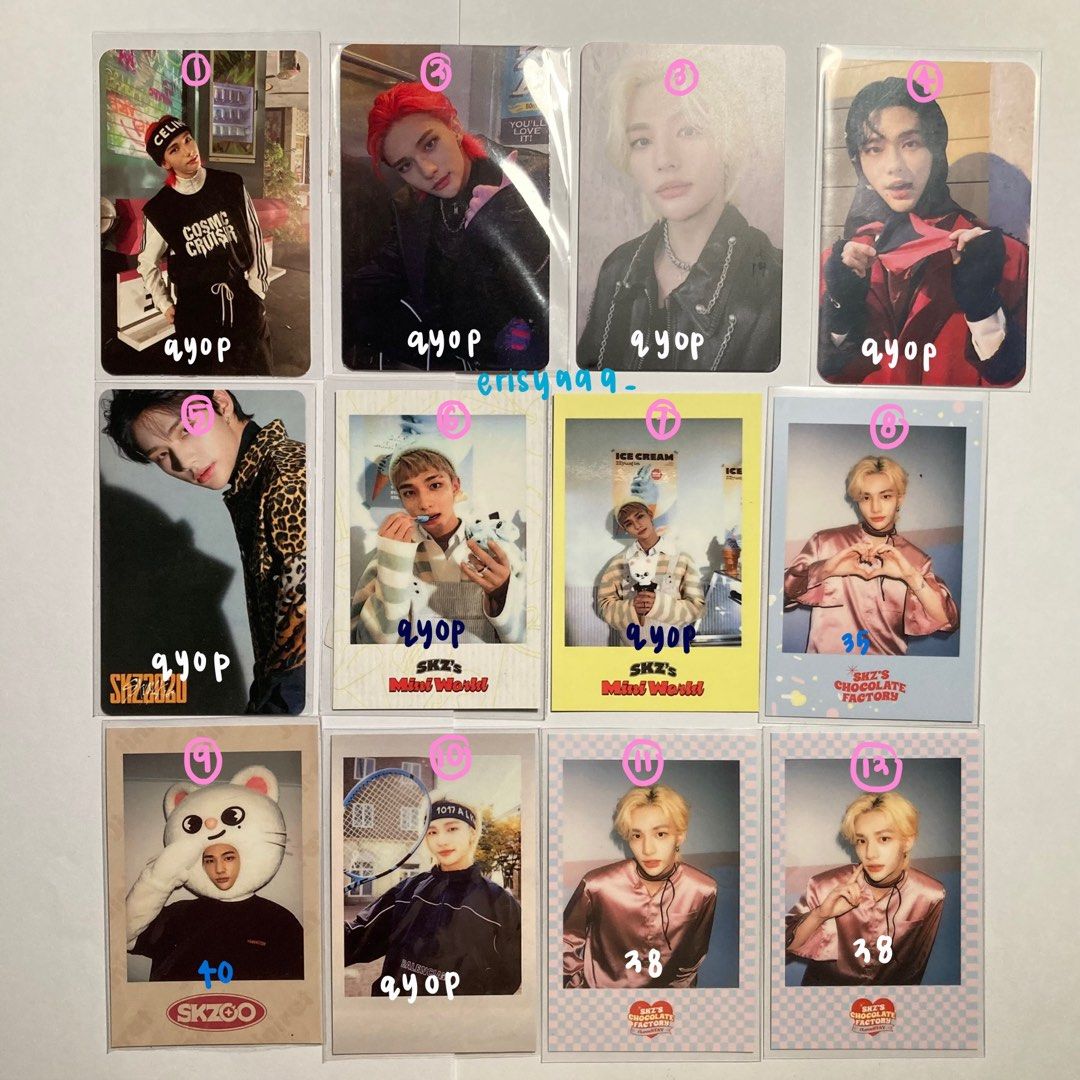 skz stray kids miscellaneous photocard, Hobbies & Toys, Collectibles ...