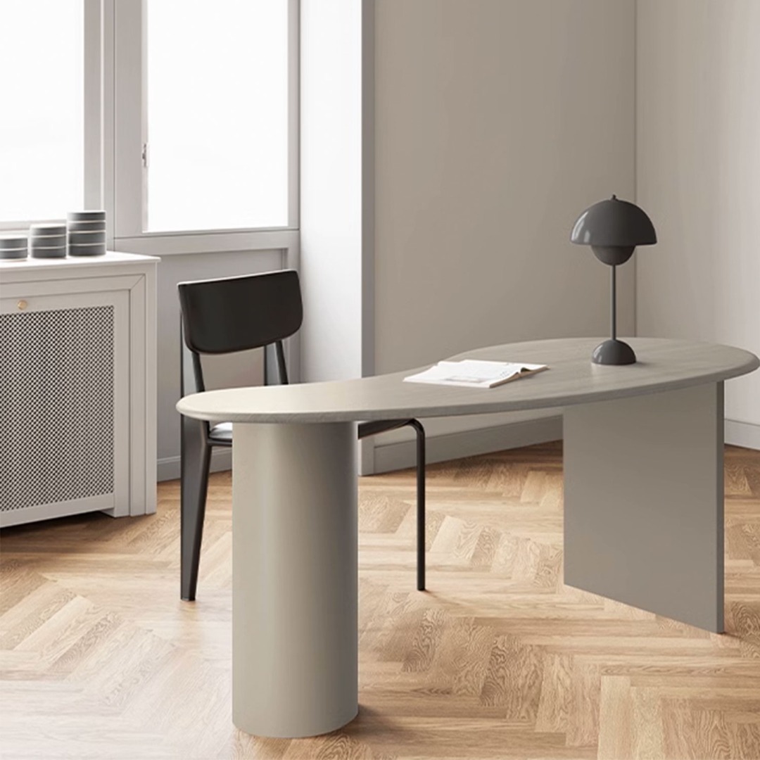 Sleek and Stylish Wavy Corner Desk for Efficient Work, Furniture & Home ...