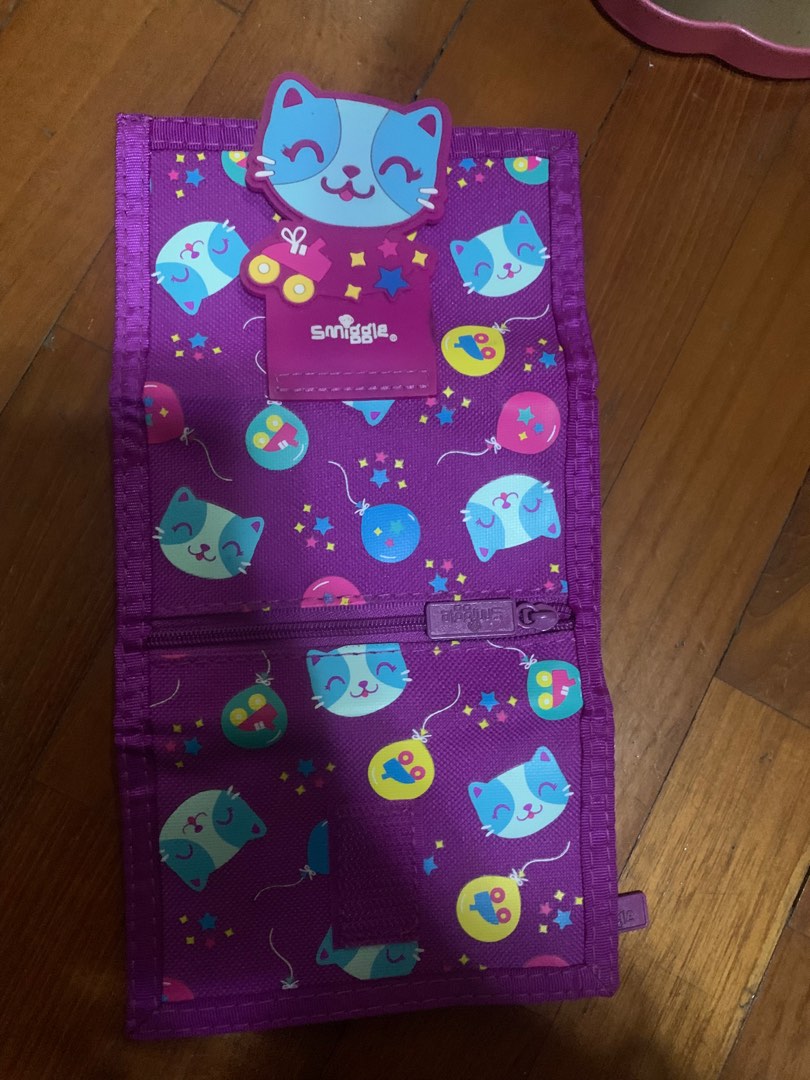 Smiggle purple cat wallet, Women's Fashion, Bags & Wallets, Wallets ...