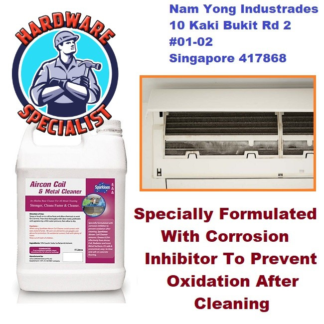 Sparkleen Alkaline Base Air Conditioning Coil and Metal Cleaner 5L ...