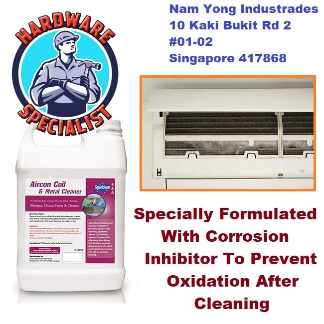Sparkleen Alkaline Base Air Conditioning Coil and Metal Cleaner 5L ...