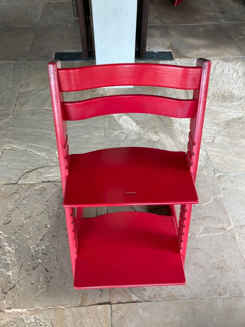 Stokke Tripp Trapp red, Babies & Kids, Nursing & Feeding, Baby High ...