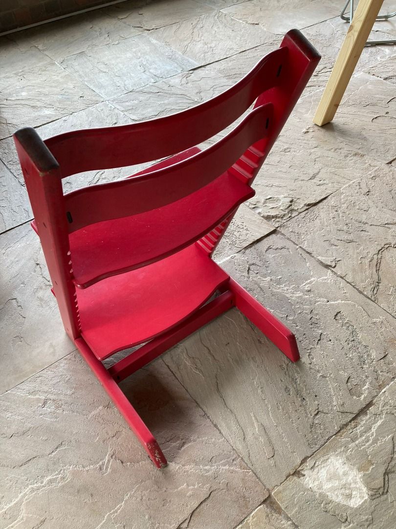 Stokke Tripp Trapp red, Babies & Kids, Nursing & Feeding, Baby High ...
