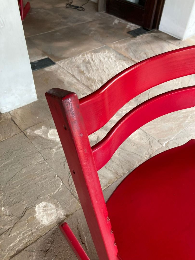 Stokke Tripp Trapp red, Babies & Kids, Nursing & Feeding, Baby High ...