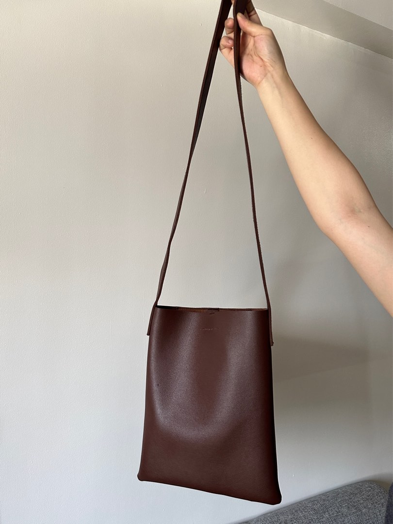 Straightforward Sling Bag (Vegan Leather) on Carousell