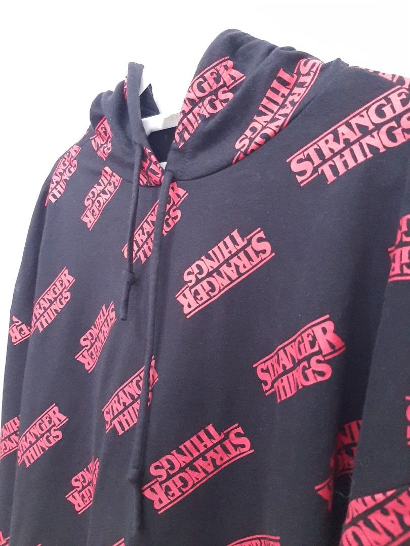 Stranger things film official merchandise hoodie sweatshirt top, Fesyen ...