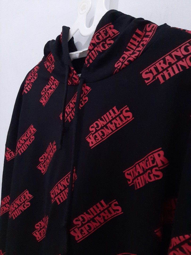Stranger things film official merchandise hoodie sweatshirt top, Fesyen ...