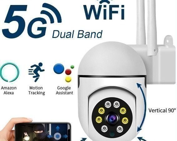 SUMATO PTZ CCTV 360° Waterproof Video Monitor Security Camera Wireless ...