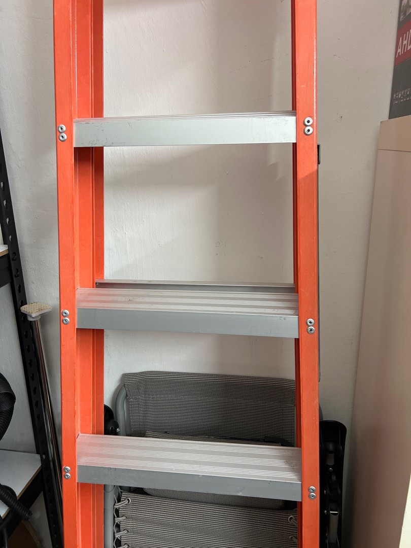 Super k 8 step fiber ladder, Furniture & Home Living, Home Improvement ...