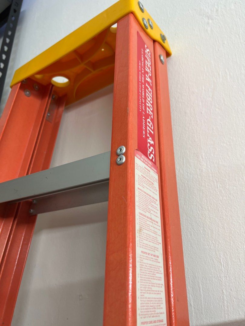 Super k 8 step fiber ladder, Furniture & Home Living, Home Improvement ...