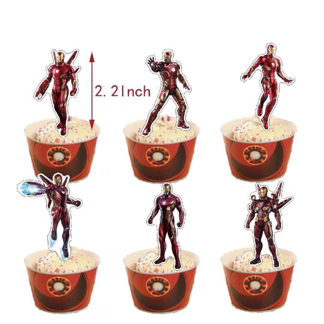 Superheroes Avengers Ironman party supplies - Iron man party deco set ...