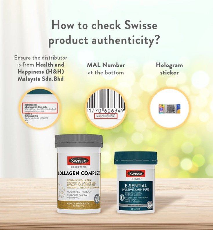 Swisse E-sential Multivitamin (30Tabs), Health & Nutrition, Health Supplements, Vitamins ...