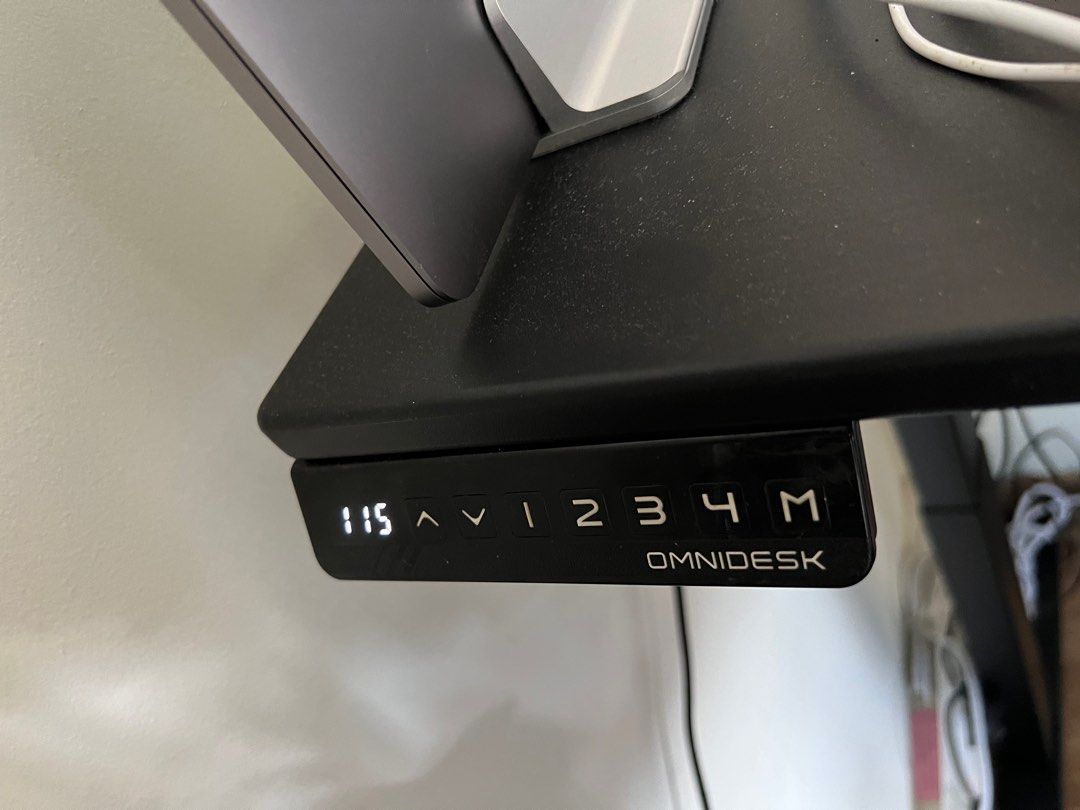 Table chair monitors and arms, Furniture & Home Living, Furniture ...