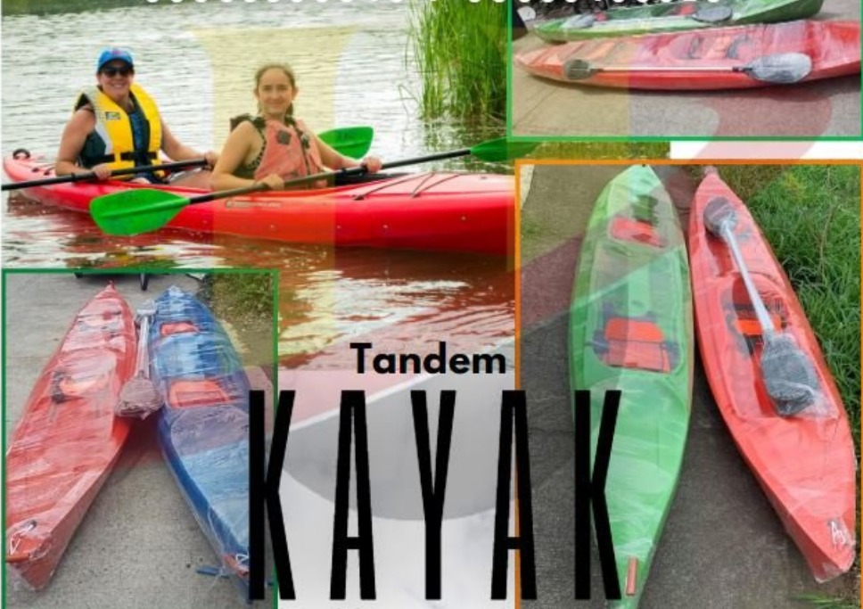 TANDEM PLASTIC KAYAK, Sports Equipment, Sports & Games, Water Sports on ...