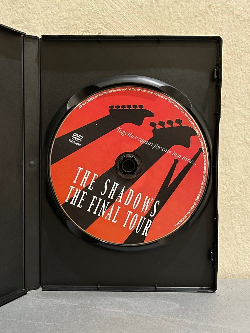 The Shadows The Final Tour Original DVD, Hobbies & Toys, Music & Media, CDs & DVDs on Carousell