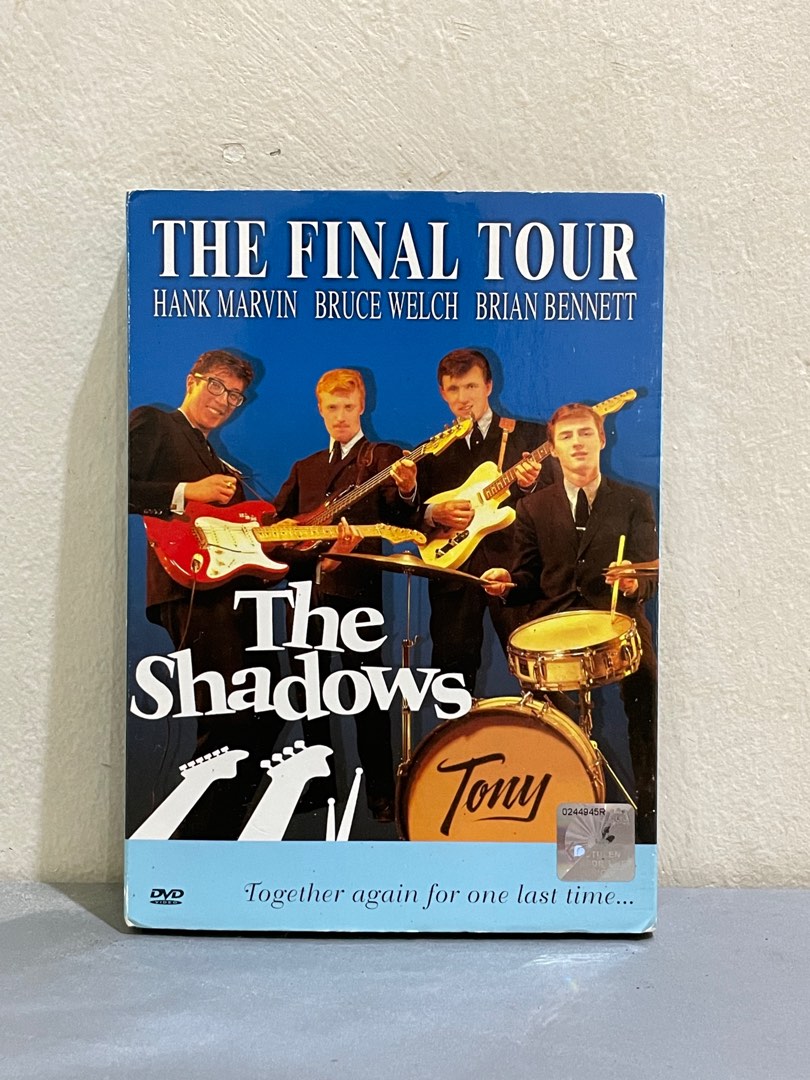 The Shadows The Final Tour Original DVD, Hobbies & Toys, Music & Media, CDs & DVDs on Carousell