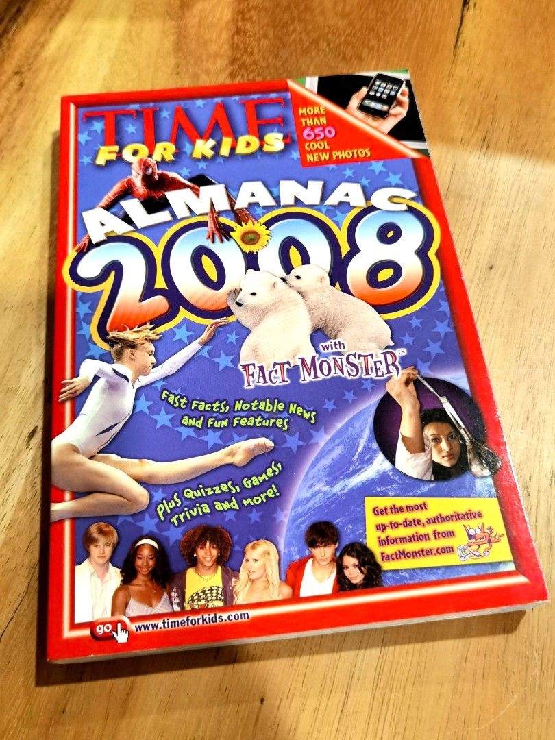 Time For Kids Almanac 2008 Children Learning Magazines Book, Hobbies ...