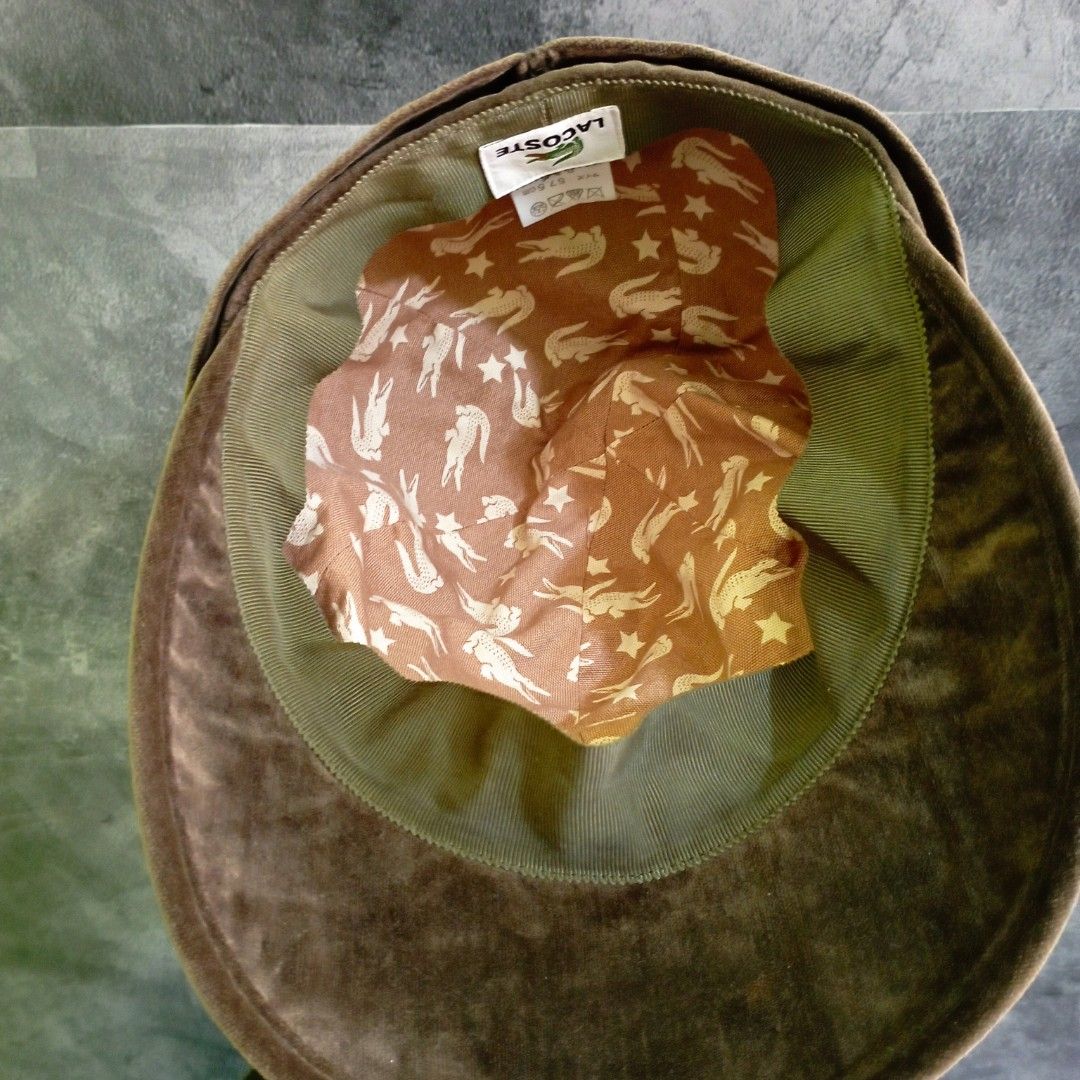 topi flat / topi belanda LACOSTE bekas second, Fesyen Pria, Aksesoris ...