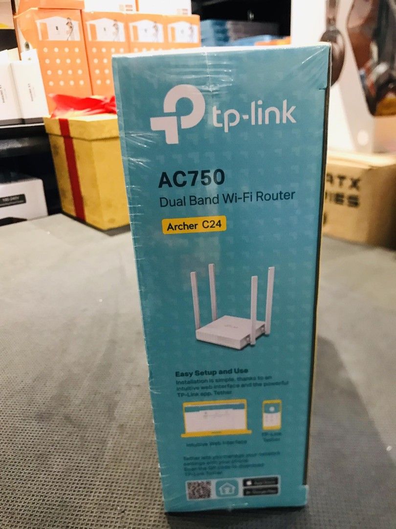TP-Link Archer C24 AC750 Dual-Band Wireless WiFi Router | Access Point | Extender Repeater TP ...