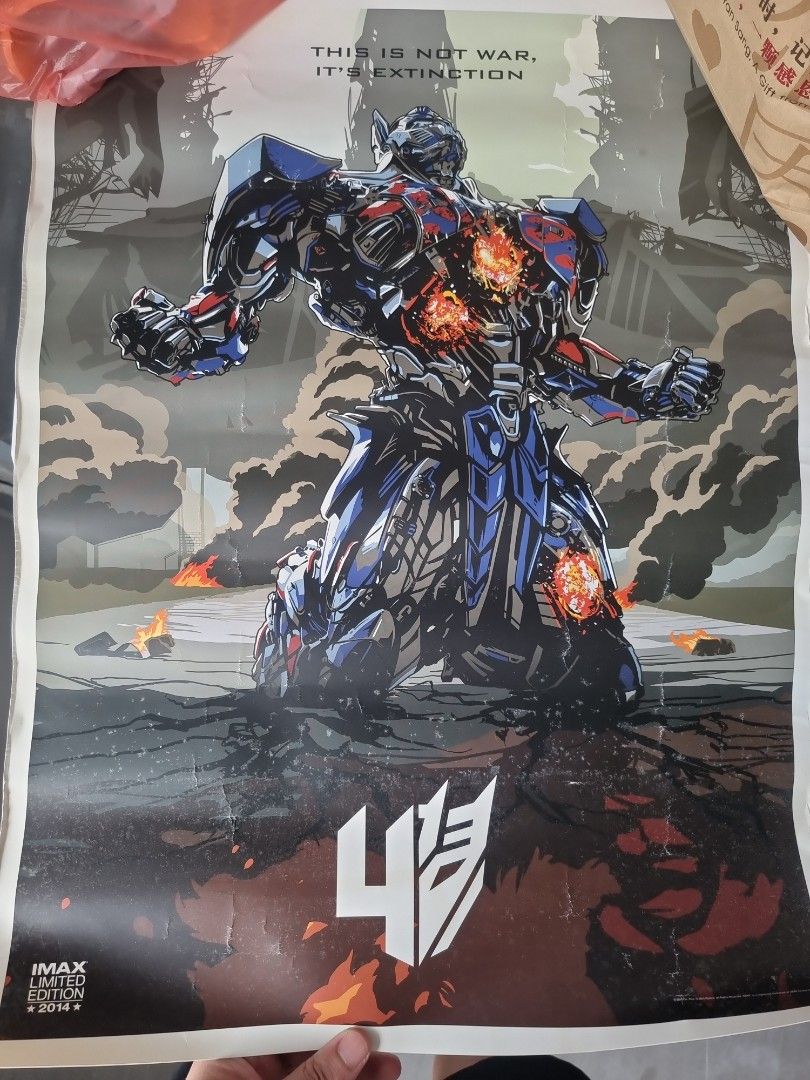 Transformer Poster, Hobbies & Toys, Memorabilia & Collectibles, Fan ...