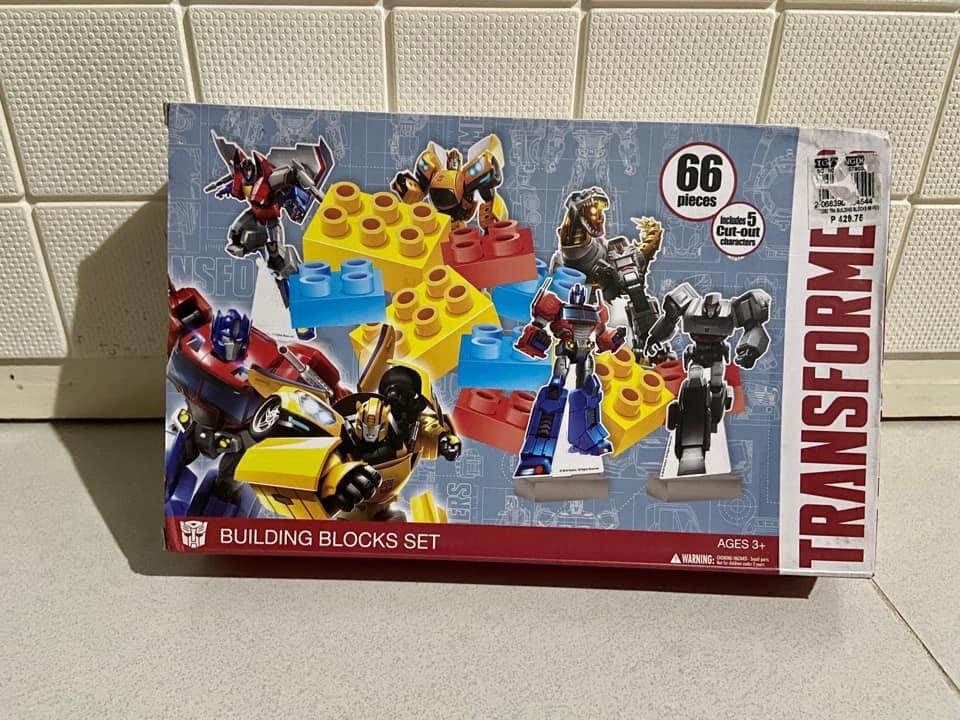 TRANSFORMERS BUILDING BLOCKS SET on Carousell