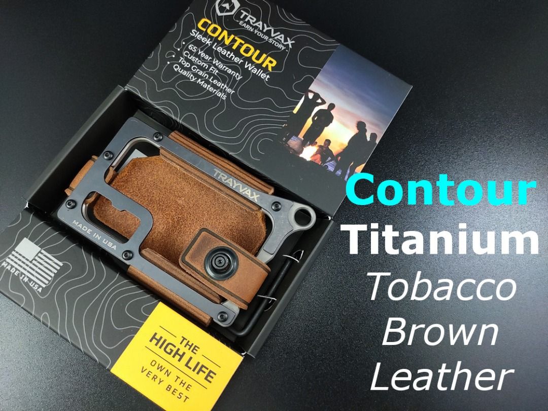 Trayvax Contour Titanium (Tobacco Brown Leather) (AUTHORIZED DEALER ...