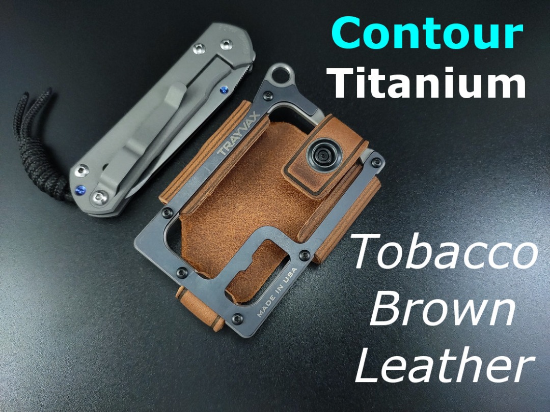 Trayvax Contour Titanium (Tobacco Brown Leather) (AUTHORIZED DEALER ...