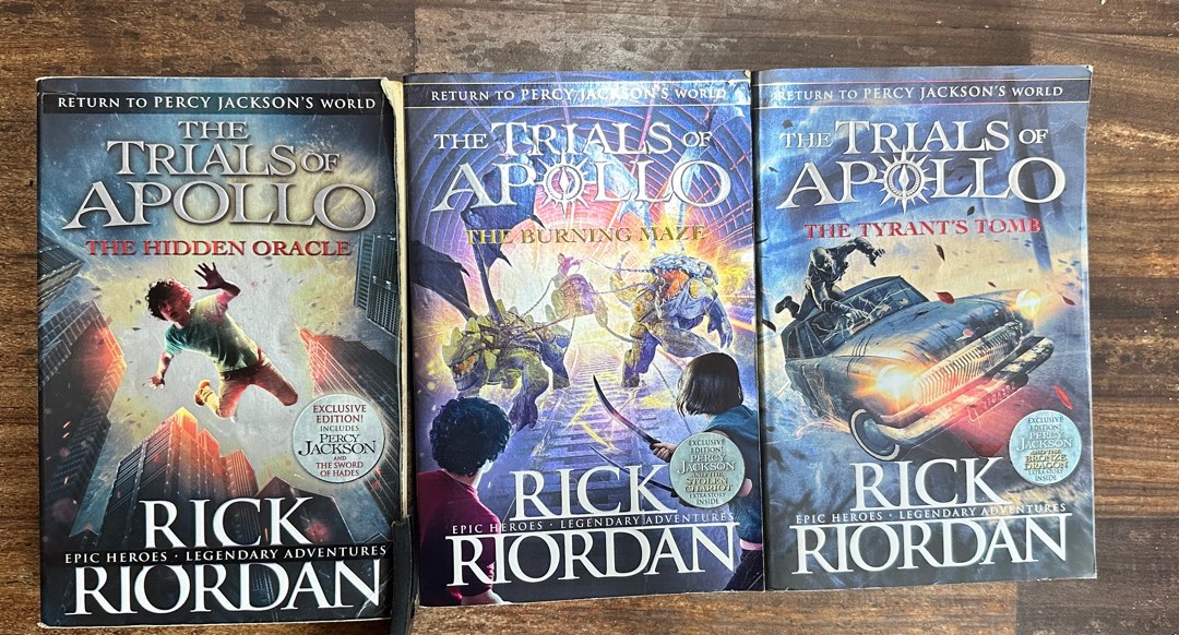 Trials of Apollo series, Hobbies & Toys, Books & Magazines, Fiction ...