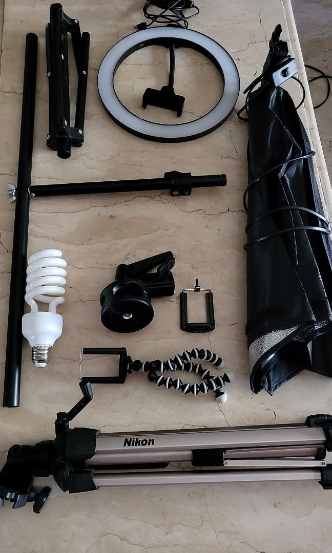 Tripod. Softbox, back drop stand, Photography, Photography Accessories ...