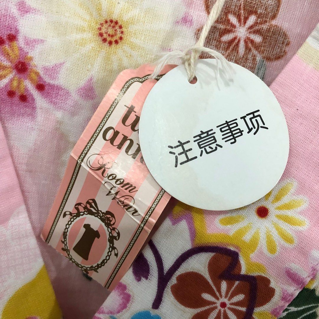 Tutuanna Japan Kimono Style Organic Cotton Room Wear (NEW) on Carousell