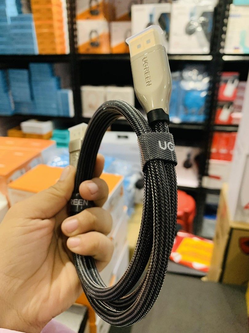UGREEN 4K 8K Display Port Cable Zinc Alloy Shell Braided 1m DP112 ...