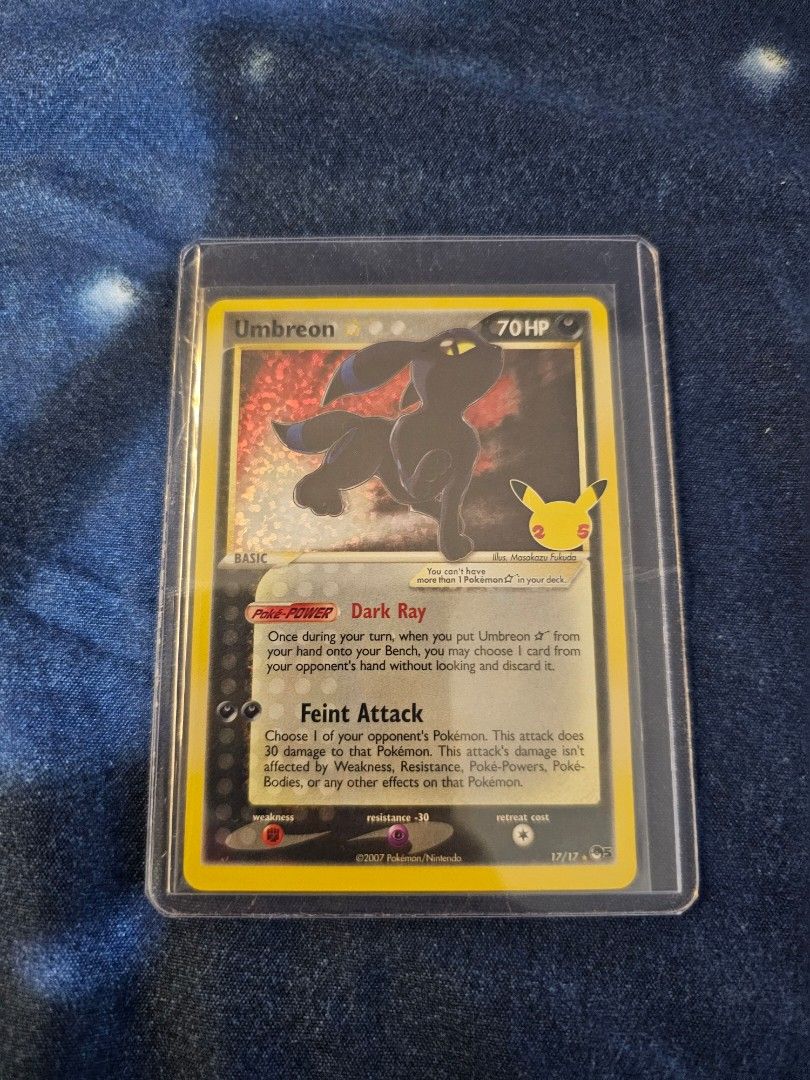 Umbreon Celebration Pack, Hobbies & Toys, Toys & Games on Carousell