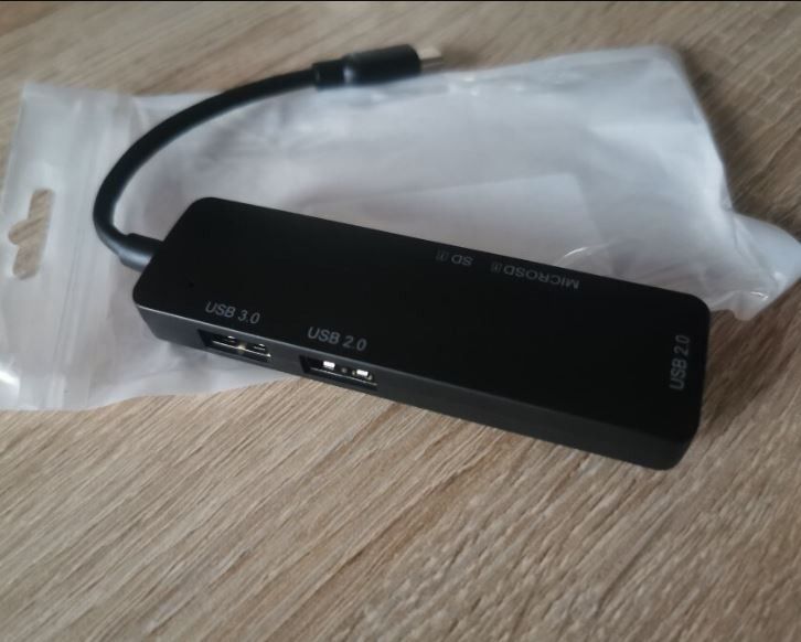 USB Type C | 5 in 1 USB Hub Extension Multi Splitter Adapter + TF / Micro SD Card Reader ...