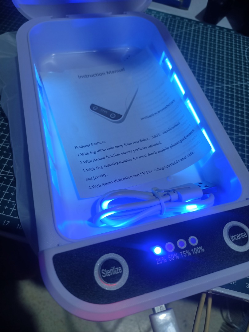 UVC Sterilization Box, Furniture & Home Living, Cleaning & Homecare ...