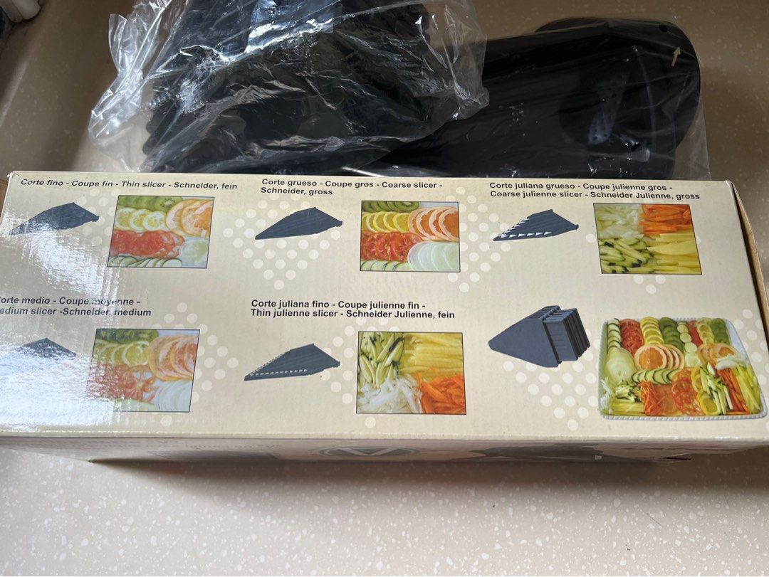 V Mandoline + Mini Slicer + Mini Chopper, Furniture & Home Living ...