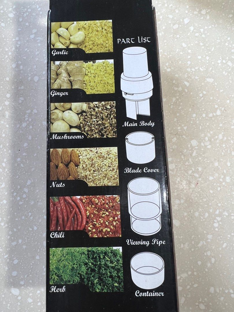 V Mandoline + Mini Slicer + Mini Chopper, Furniture & Home Living ...