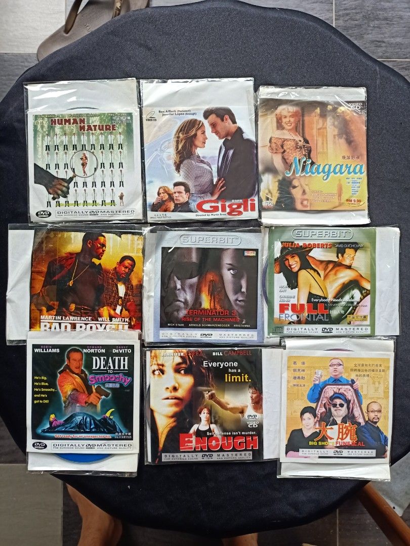 VCD English Movies ( Lot 9 ), Hobbies & Toys, Music & Media, CDs & DVDs on Carousell