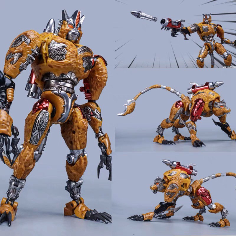 Transformers TransArt TA - BWM-09 BWM09 Yellow Leopard (aka Masterpiece ...