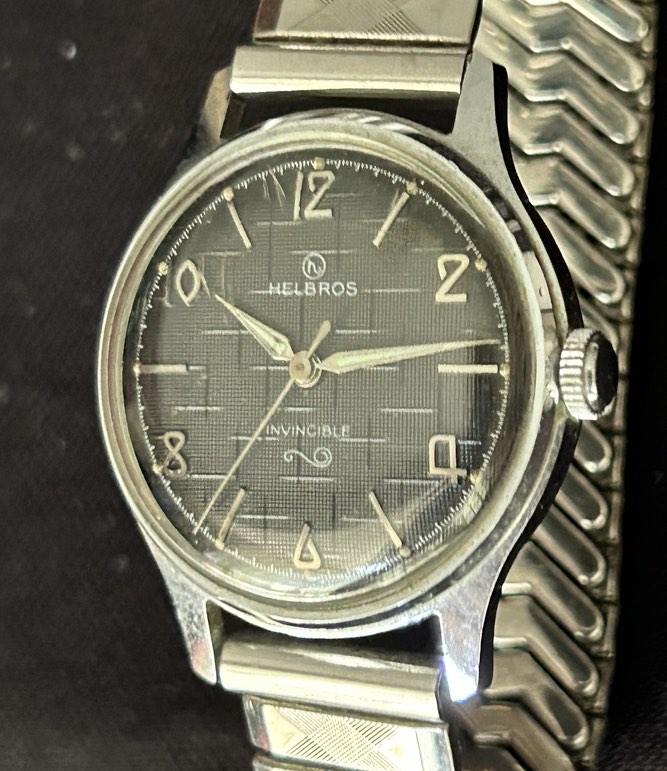 Vintage Helbros Invisible Self-wind Watch, Luxury, Watches on Carousell
