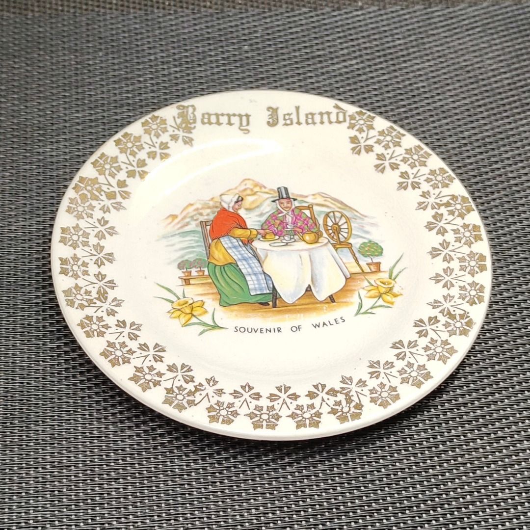Vintage Plex St. Pottery Tunstall - Barry Island, Souvenir of Wales on ...