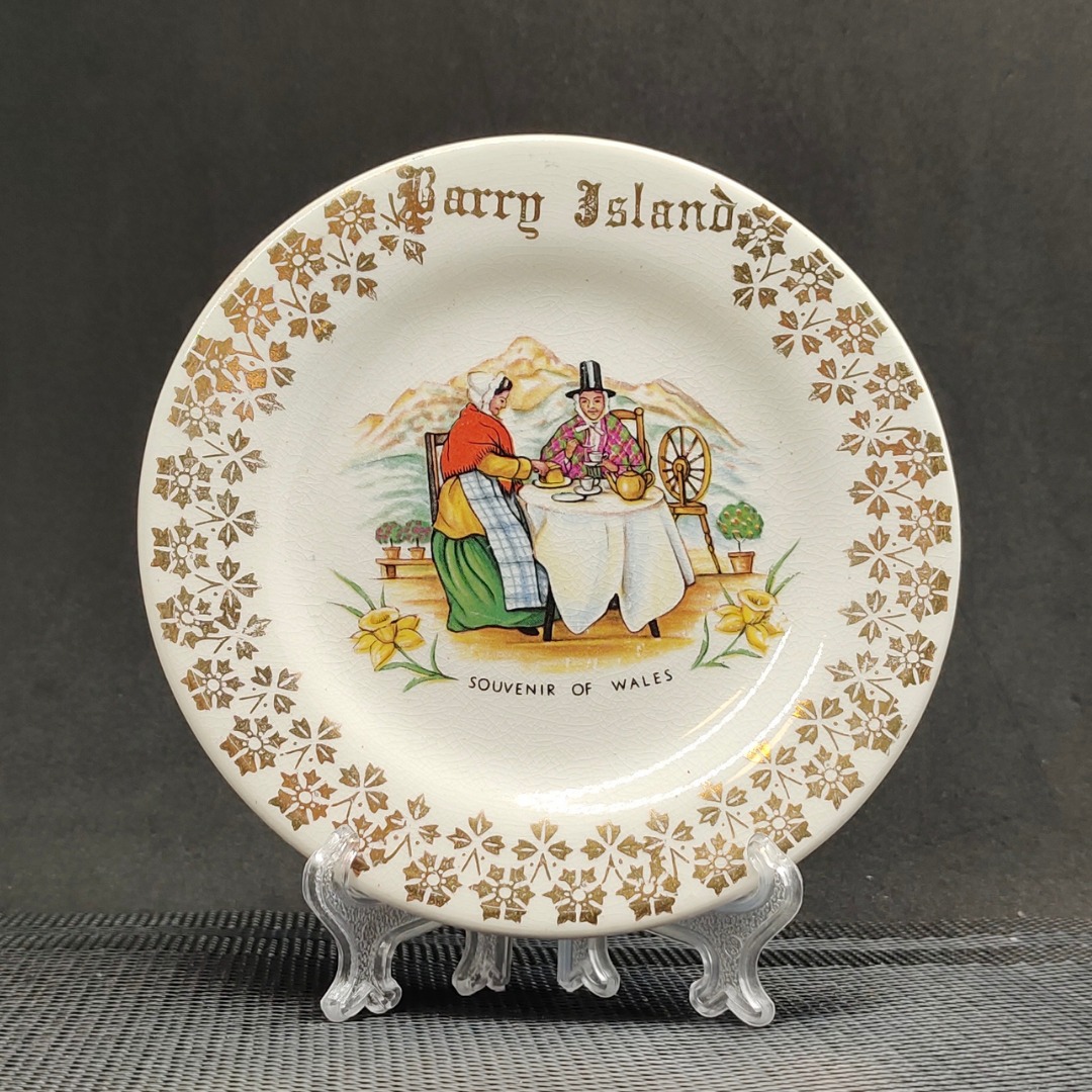 Vintage Plex St. Pottery Tunstall - Barry Island, Souvenir of Wales on ...