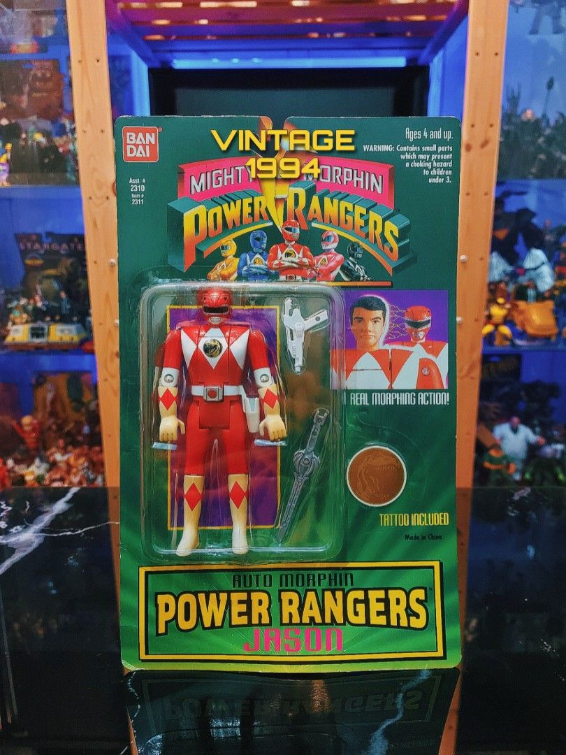 Vintage RED RANGER (1994) Auto Morphin Jason / Mighty Morphin' Power ...