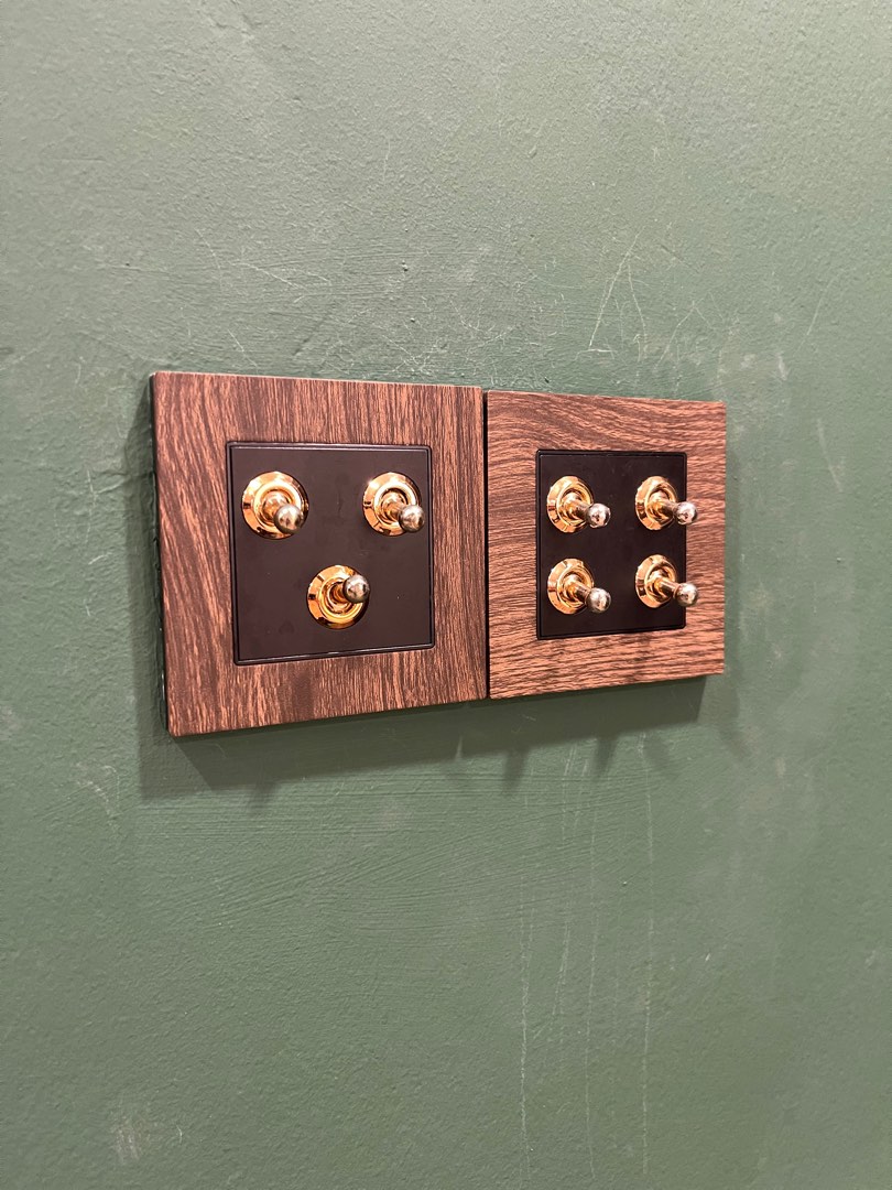 Vintage switches, Furniture & Home Living, Bathroom & Kitchen Fixtures ...