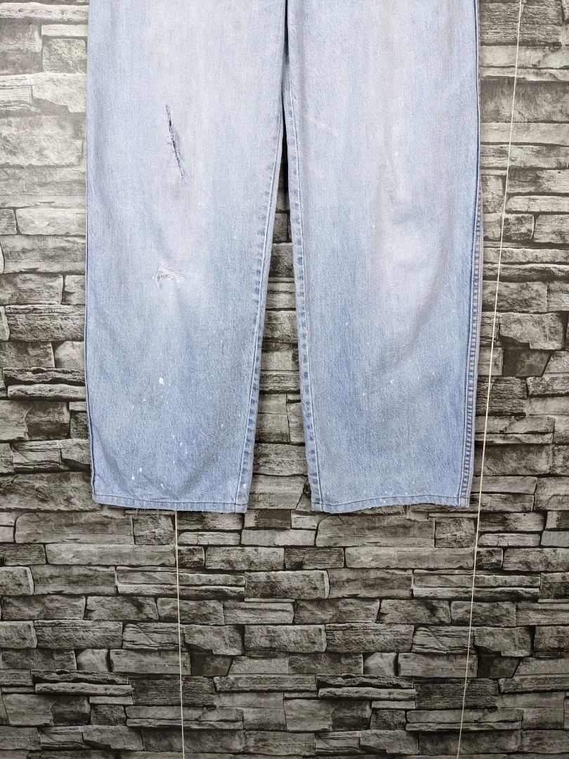 Vintage Uniqlo X Lemaire High Waist Baggy Denim Jeans Christophe ...