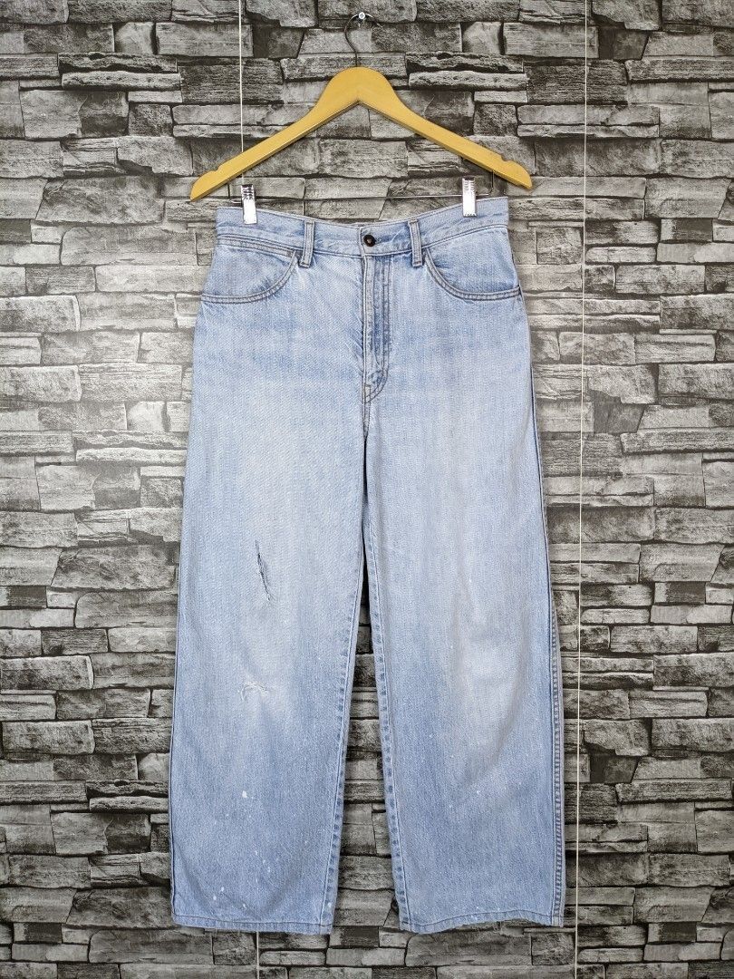 Vintage Uniqlo X Lemaire High Waist Baggy Denim Jeans Christophe ...